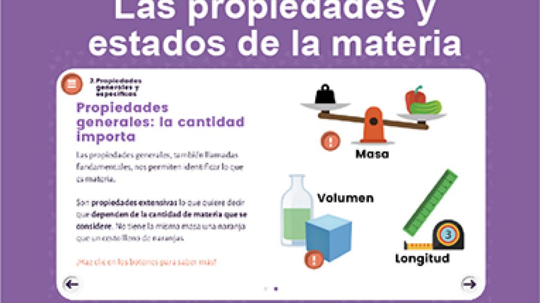 Las propiedades y estados de la materia | Ministerio de Educación Pública